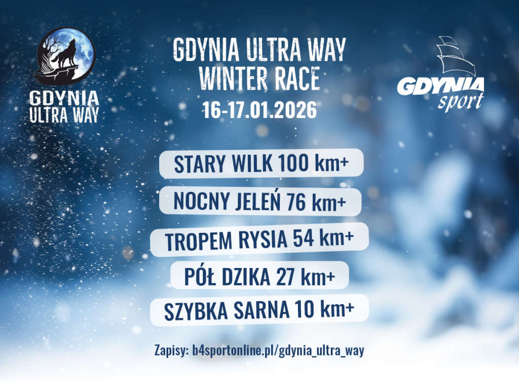 GDYNIA ULTRA WAY – WINTER RACE 2026 – BiegiGorskie.pl